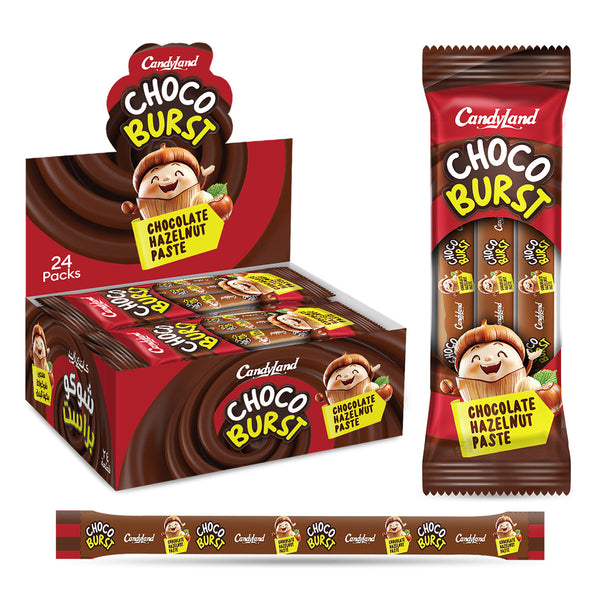 Candyland Choco Burst Chocolate Hazelnut Paste Pack (21g X 24) – Amaya LLC